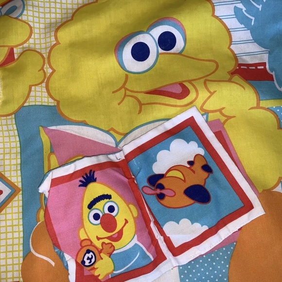 Toys | Vtg Playskool Fold N Go Activity Mat Sesame Street Baby Blanket ...